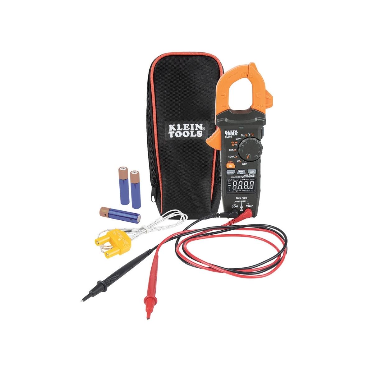Klein AC/DC Digital Clamp Meter 400A | POPES Electrical & Data Supplies